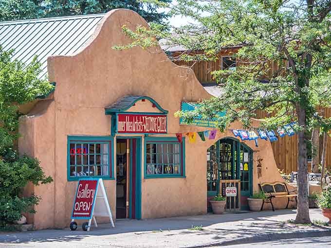 The Whitmore Gallery's adobe charm invites you to discover art inspired by these very mountains and skies.
