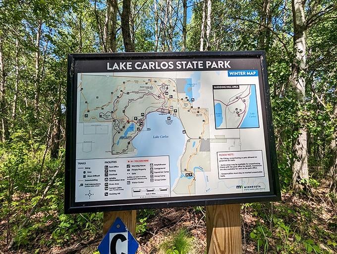 Park maps that actually make sense&mdash;a rare treasure in a world of confusing signage and questionable directional choices everywhere else.