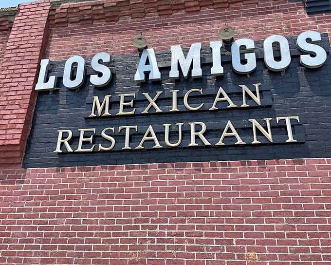 Those bold letters against red brick announce that you've arrived at a place worth remembering and definitely worth returning to soon.