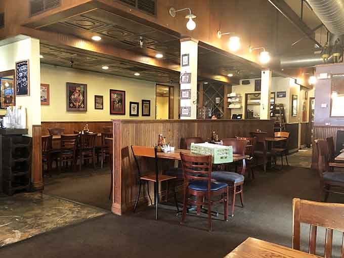 The dining room buzzes with happy breakfast conversations and the unmistakable sound of forks hitting empty plates.