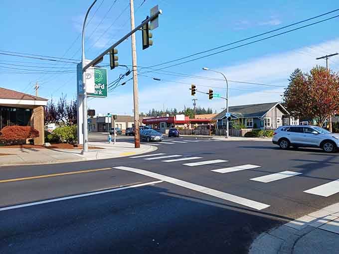 Clean streets and thoughtful details show a community that actually cares about where they live daily.