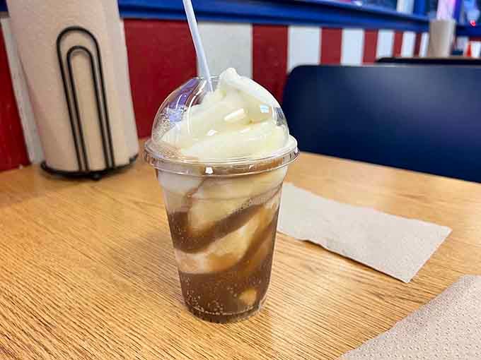 Root beer floats: proof that some classics never need updating, just proper execution and quality ingredients here.