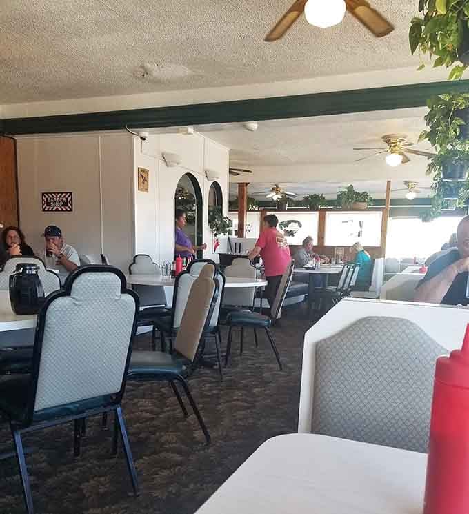 A bustling dining room full of happy customers tells you everything you need to know about this place's reputation.