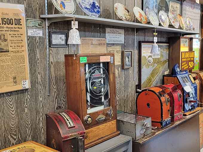 Vintage penny slot machines offer old-school entertainment for those who remember when a cent actually bought something worthwhile.
