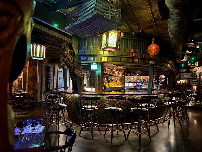 Counter seating where every seat offers front-row views to your own personal tropical escape.