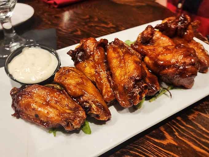 Buffalo wings glazed to perfection prove that sometimes the classics don't need reinventing at all.