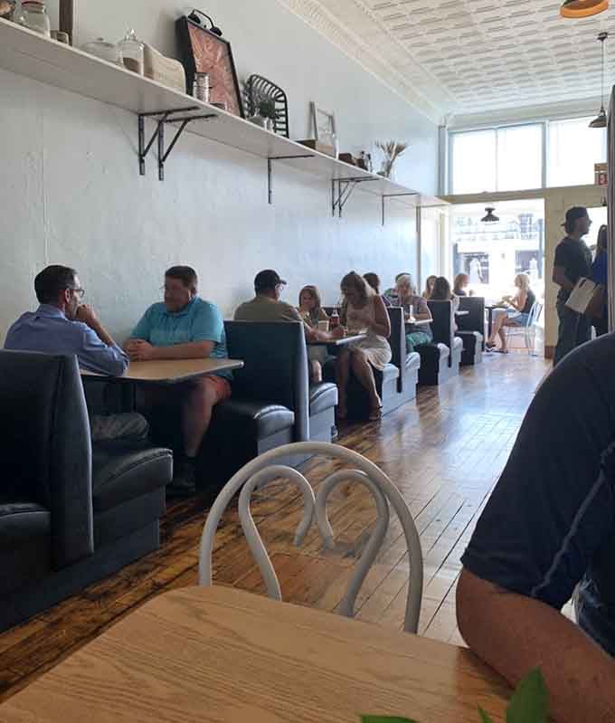 The lunch crowd knows something you should probably know too: this place is worth the midday detour every time.