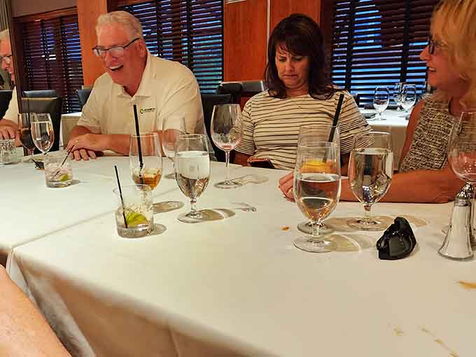 This is what dining looks like when people actually talk to each other instead of scrolling through their phones all night.