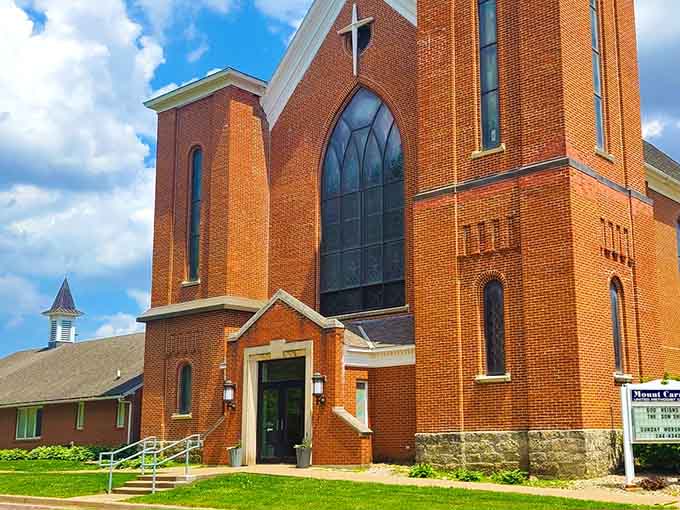Church architecture that reaches skyward with the kind of craftsmanship that modern buildings forgot how to achieve somewhere along the way.