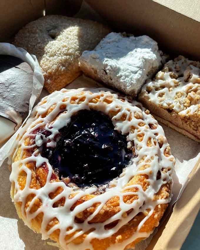 That blueberry danish with its lattice of icing is basically calling your name, and it would be rude not to answer.