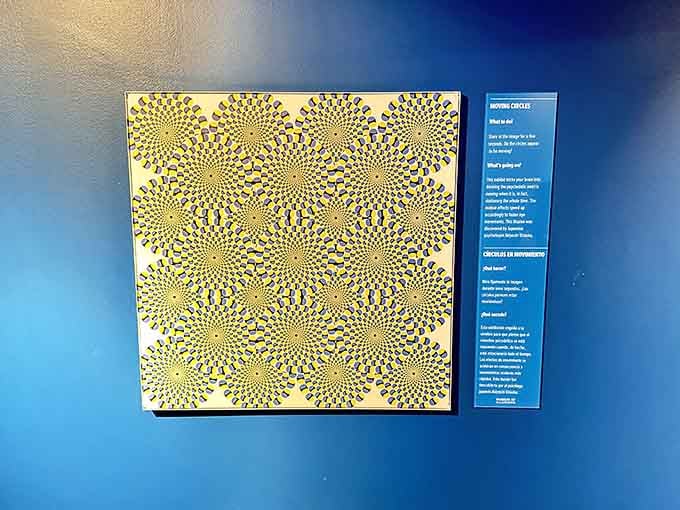 These circles aren't actually moving, but try convincing your eyeballs of that scientific fact while they're having a meltdown.