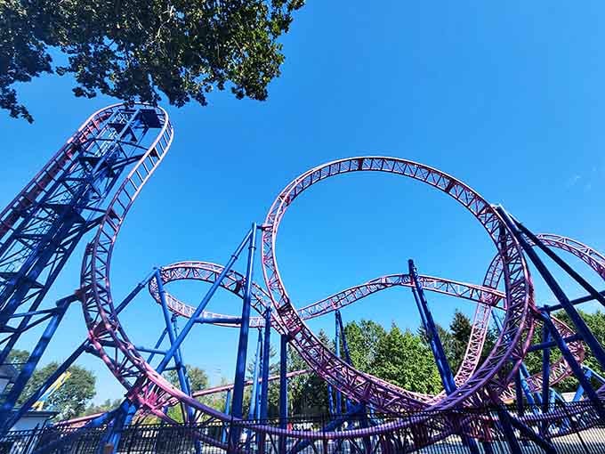 This roller coaster's loops and curves make spaghetti look like it was designed by an amateur architect.