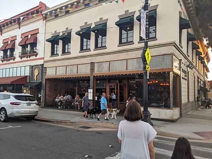 Francoli Gourmet sits pretty on the corner, proving that Old Towne feeds both your antiquing appetite and your actual appetite quite nicely.