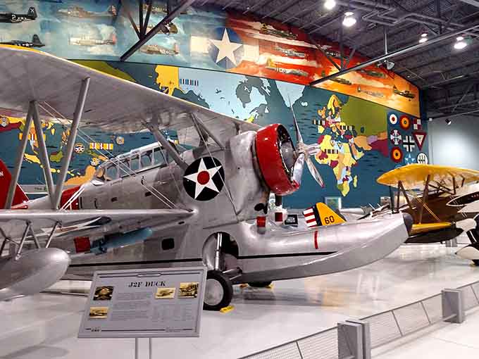 The EAA Aviation Museum houses flying machines that prove humans really will try anything to avoid traffic on the ground.