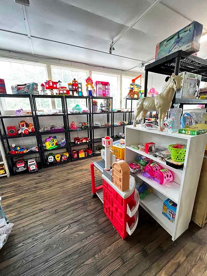 Toys that sparked joy for one generation now wait patiently to delight the next lucky kid.