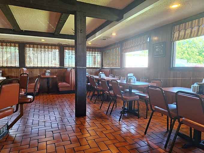 The dining room where generations gather, proving good food never goes out of style or fashion.