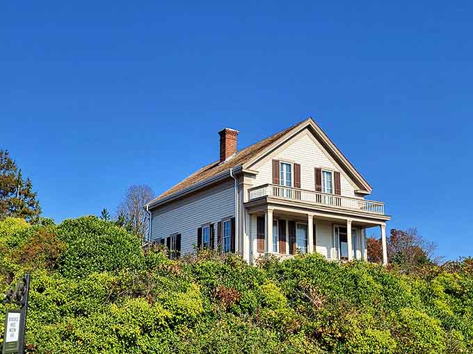The Rothschild House sits on the bluff like it's been waiting patiently for you to visit since 1868.