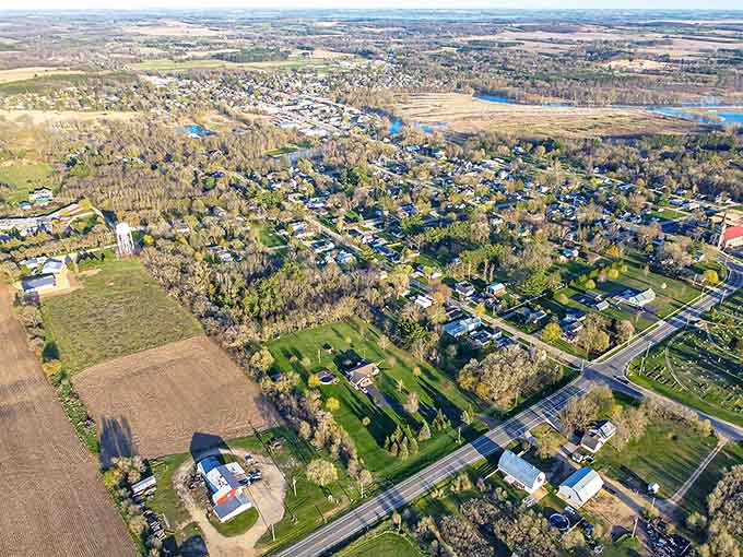 From above, Princeton looks like the kind of peaceful small town where everyone actually knows their neighbors' names.