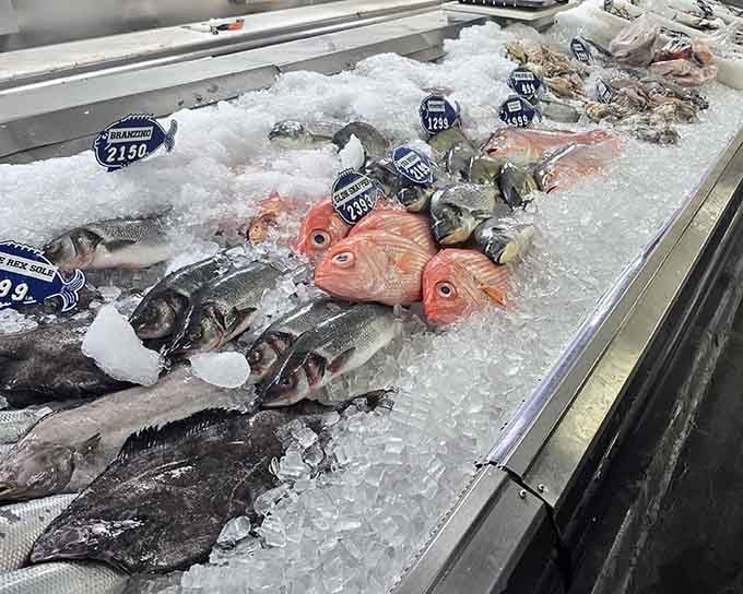 That ice-packed display case is fresher than your morning newspaper and infinitely more delicious to contemplate.