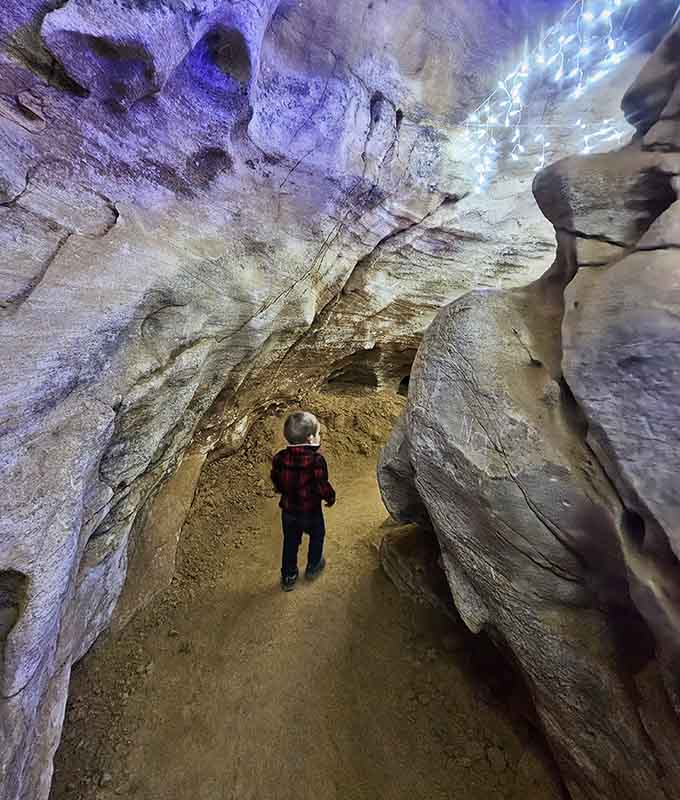 That moment when a kid realizes nature's been creating masterpieces longer than video games existed.