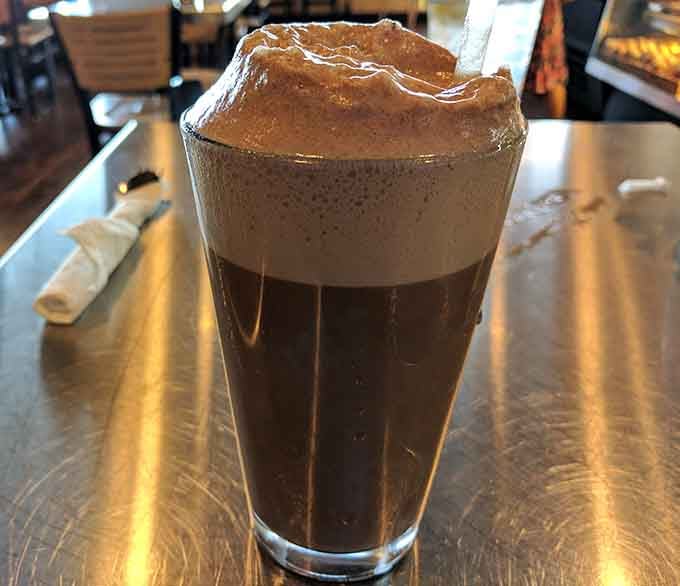 The egg cream: a New York classic that's found a happy home in the Arizona desert.