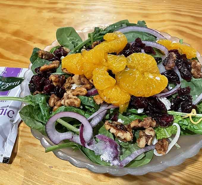 Even the salads here are works of art, proving Shakespeare's takes everything seriously, not just pizza.