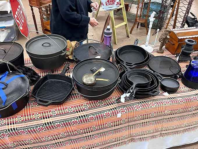 Cast iron cookware that'll outlive us all, seasoned with history and ready for another century.