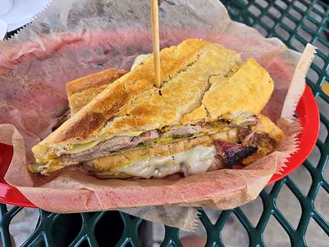 The BBQ Cubano is what happens when Southern barbecue meets Cuban sandwich magic and they become best friends.
