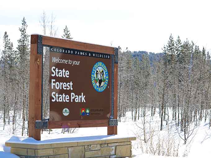 This welcome sign marks the entrance to Colorado's best-kept secret, and now you're in on it too.