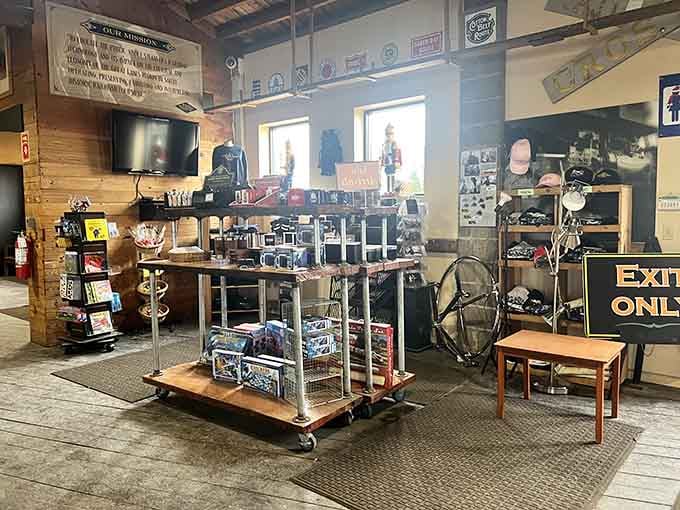 The gift shop tempts visitors with railroad treasures that'll make any train enthusiast's wallet significantly lighter but heart considerably fuller.