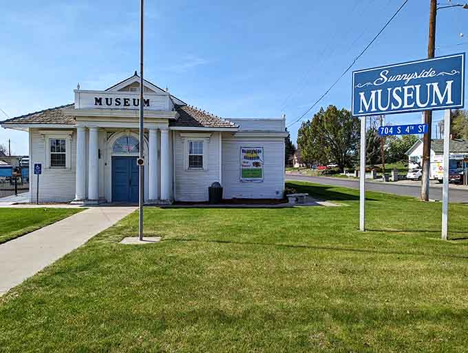 The Sunnyside Museum sits pretty, preserving local history in a building that's seen some things.