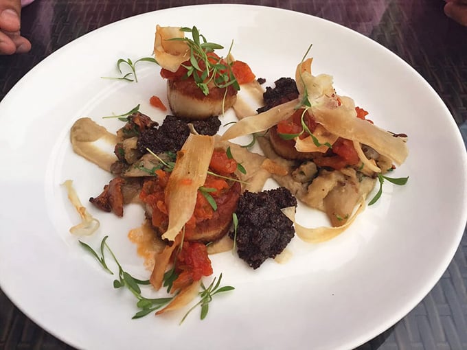 Scallops paired with ingredients that make you reconsider everything you thought you knew about seafood.