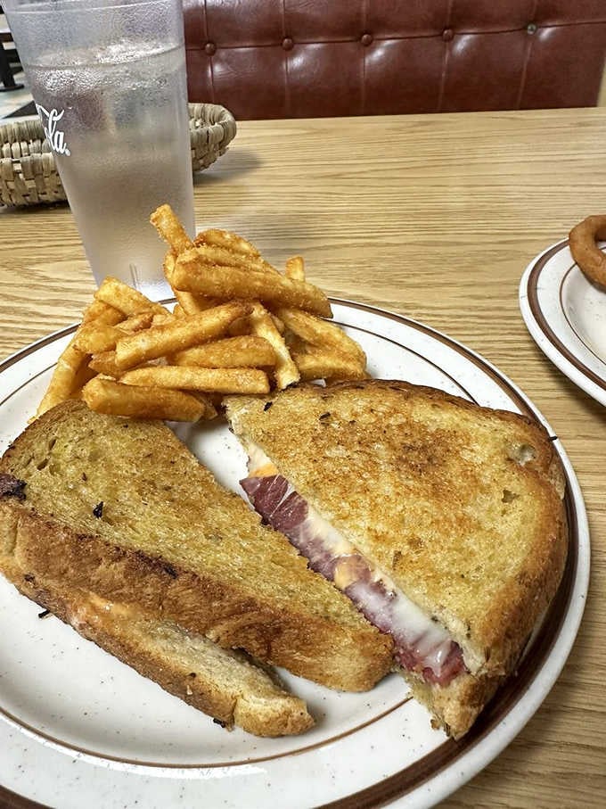 That Reuben sandwich and those sweet potato fries are having a better day than most of us, honestly.