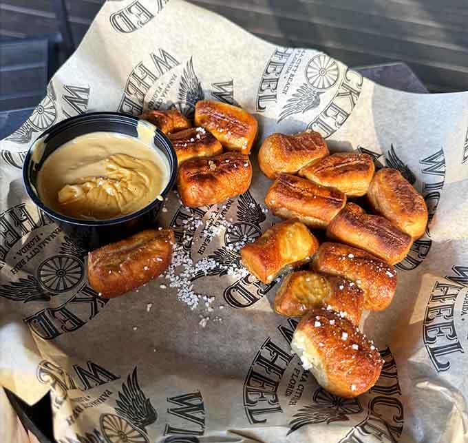 Pretzel bites with dipping sauce prove that sometimes the simplest pleasures are the ones worth celebrating most enthusiastically.