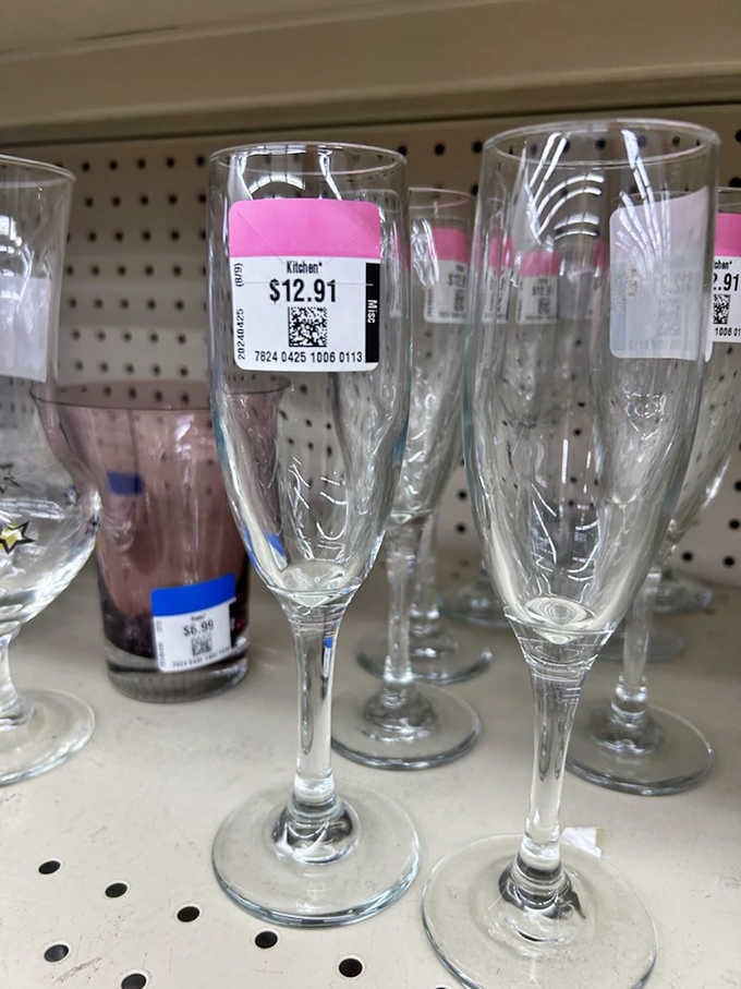 Champagne flutes ready to make your next celebration fancy without the fancy price tag attached.