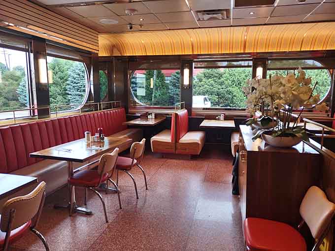Classic red booths and retro charm transport you to an era when diners were the heart of every community gathering.