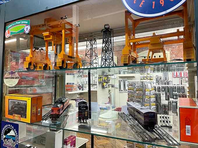 Model train displays that capture the romance of railroading in miniature, intricate glory worth studying for hours.