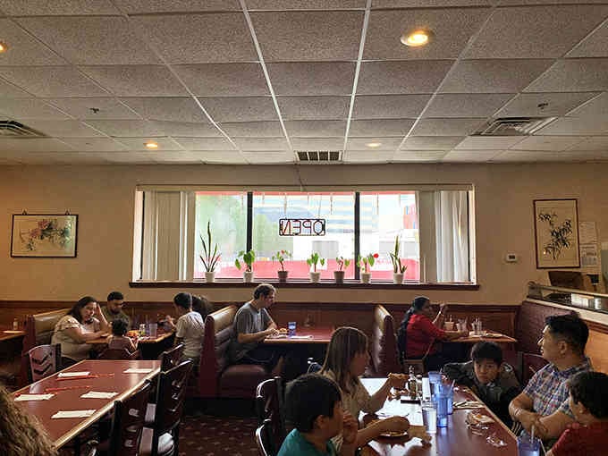 Families, friends, and solo diners all united in the universal language of unlimited delicious food and good times.