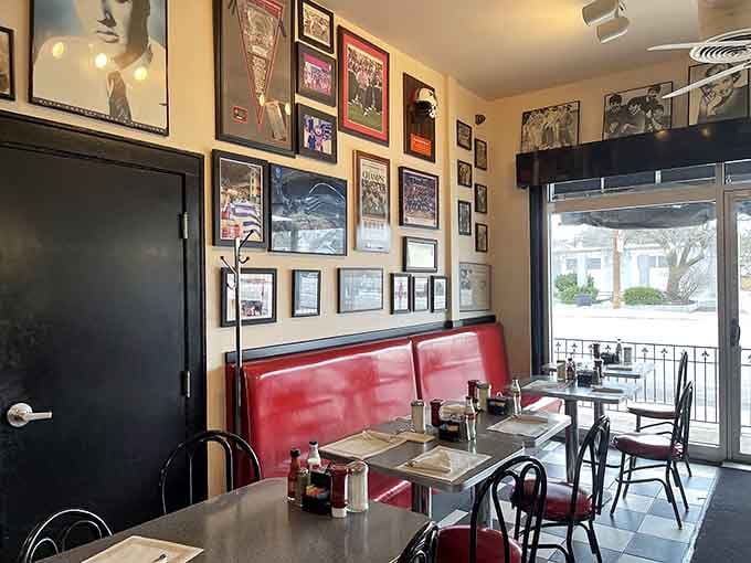 Red booths, framed memories on every wall, and the hum of happy diners, this is dining done right.