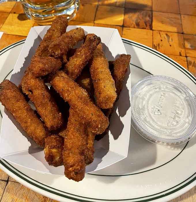 Fried zucchini sticks that make eating your vegetables feel less like a chore and more like a celebration.