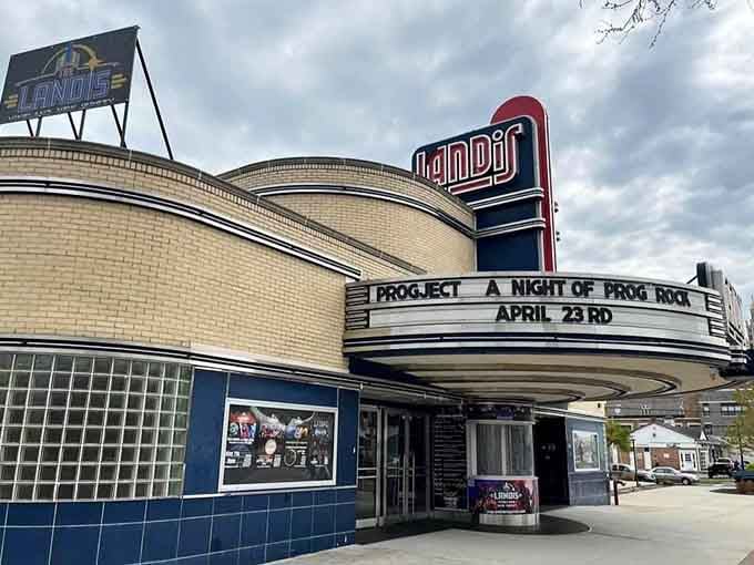 The Landis Theater's classic marquee makes you feel fancy just walking past it on your way somewhere.