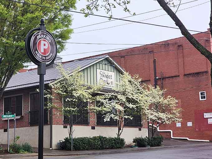 The Sweet Onion Restaurant serves up homestyle meals in a building that's as charming as the food is satisfying.