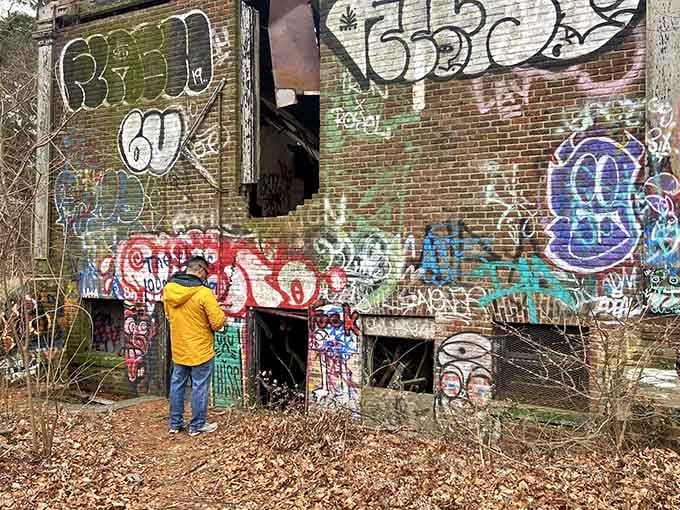 Adding your own artistic touch to decades of graffiti layers is like signing the world's most colorful guestbook.