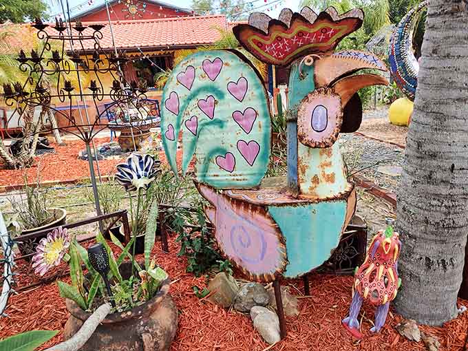 This rooster struts with the confidence of someone who just won an argument they weren't even having with anyone.