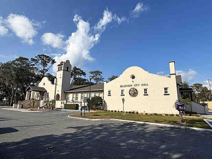 Spanish-style architecture brings Old World elegance to small-town Florida, proving charm doesn't require a big budget.