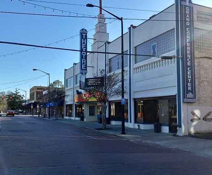 Wide streets lined with character-filled buildings offer the kind of unhurried browsing that makes shopping actually enjoyable again.