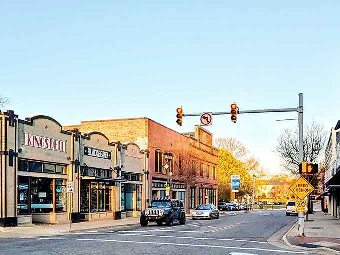 Greenville's golden hour glow bathes the downtown in warm light, making everyday moments feel special without costing extra.