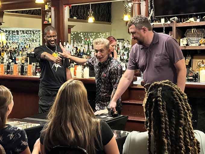 Magic happens behind that bar where skilled performers make the impossible look easy and leave audiences wonderfully baffled.
