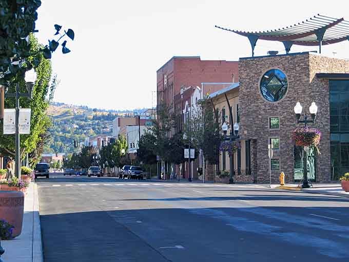 Modern touches blend with historic brick as this downtown shows you can have contemporary amenities without big-city cost of living.