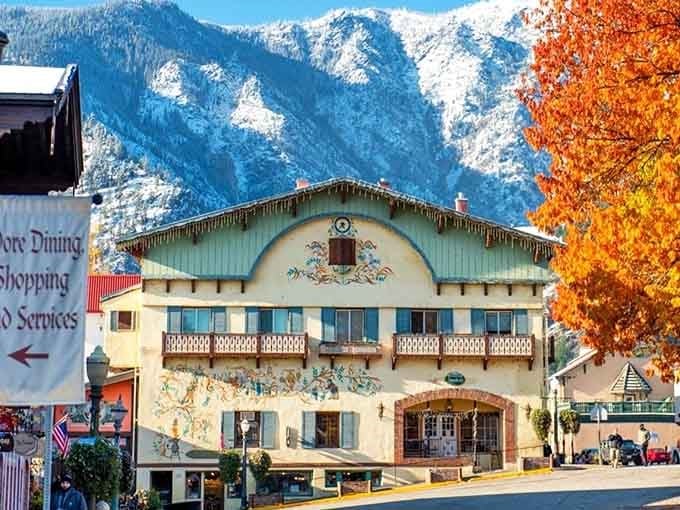 Bavarian architecture meets mountain majesty in this Alpine-style village that transported Germany to the Cascades.